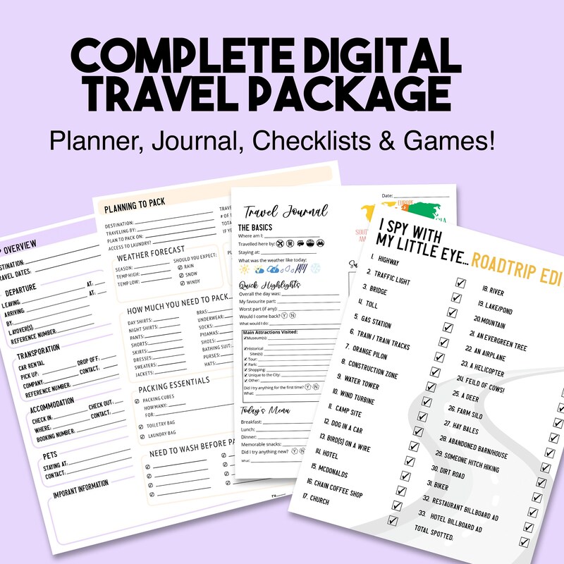 Travel Digital - Etsy