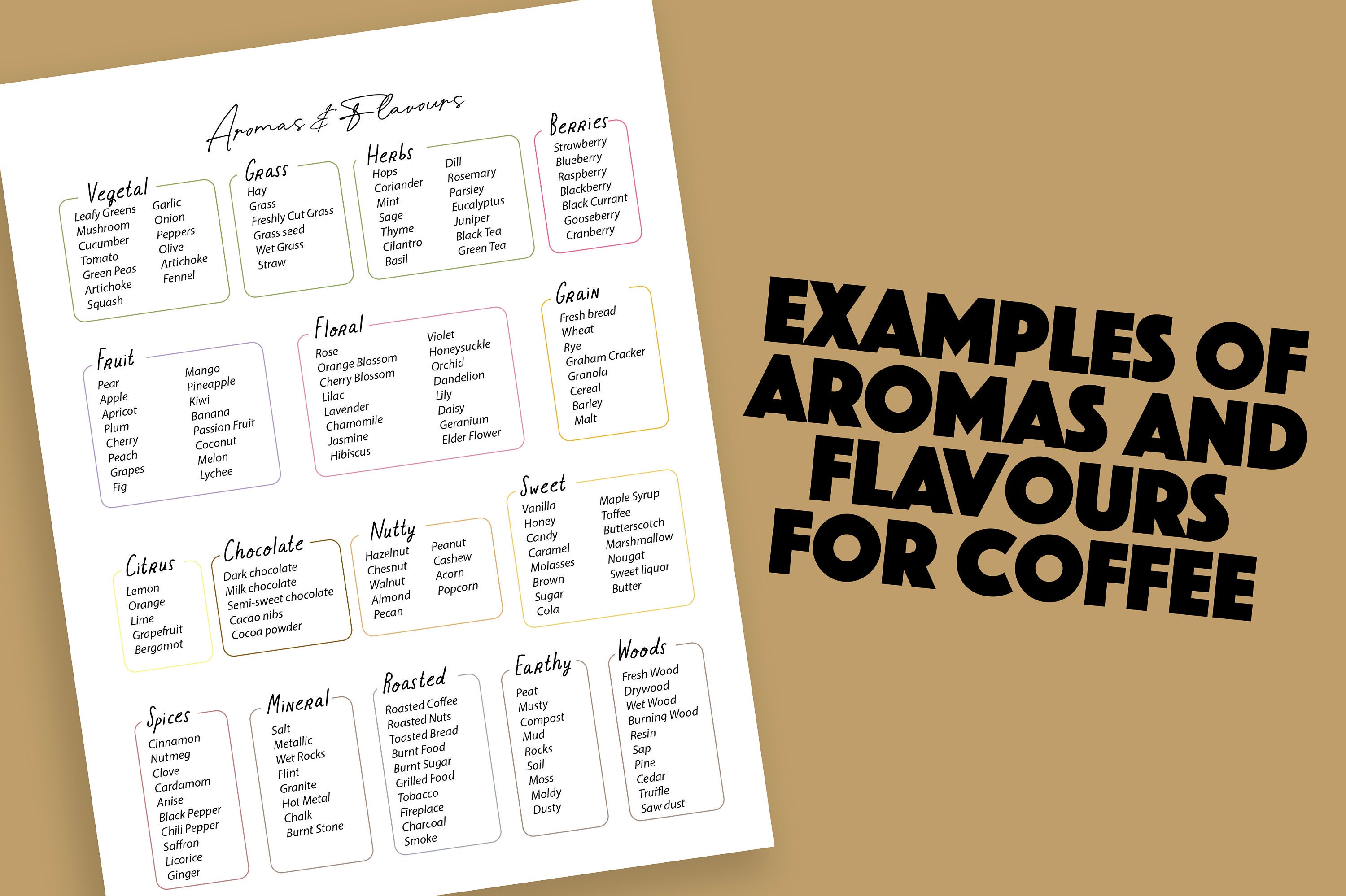 Coffee Tasting Guide: Coffee Tasting Notes | Coffee Aromas & Flavour ...