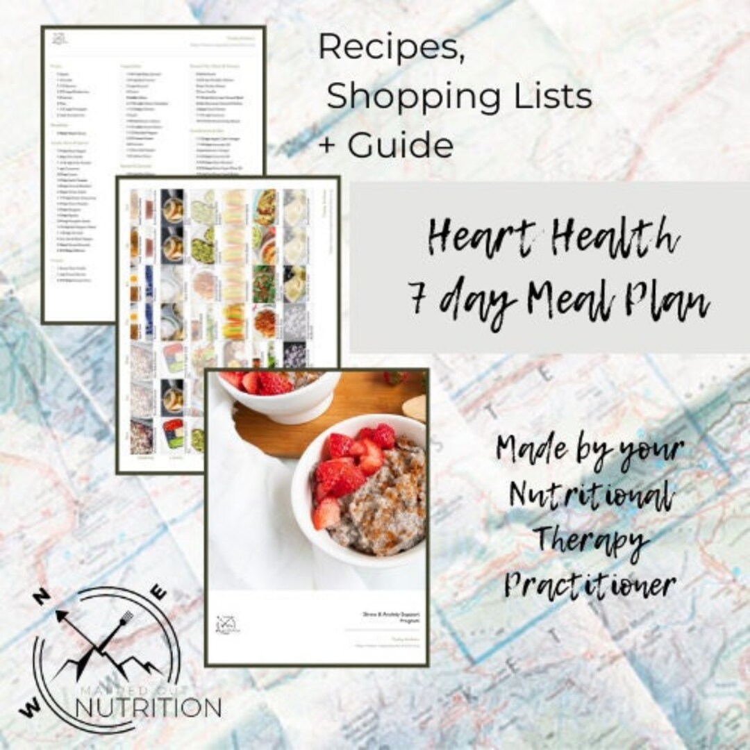 Heart Health Meal Plan - Etsy