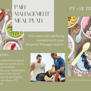 Chronic Pain Meal Plan - Etsy