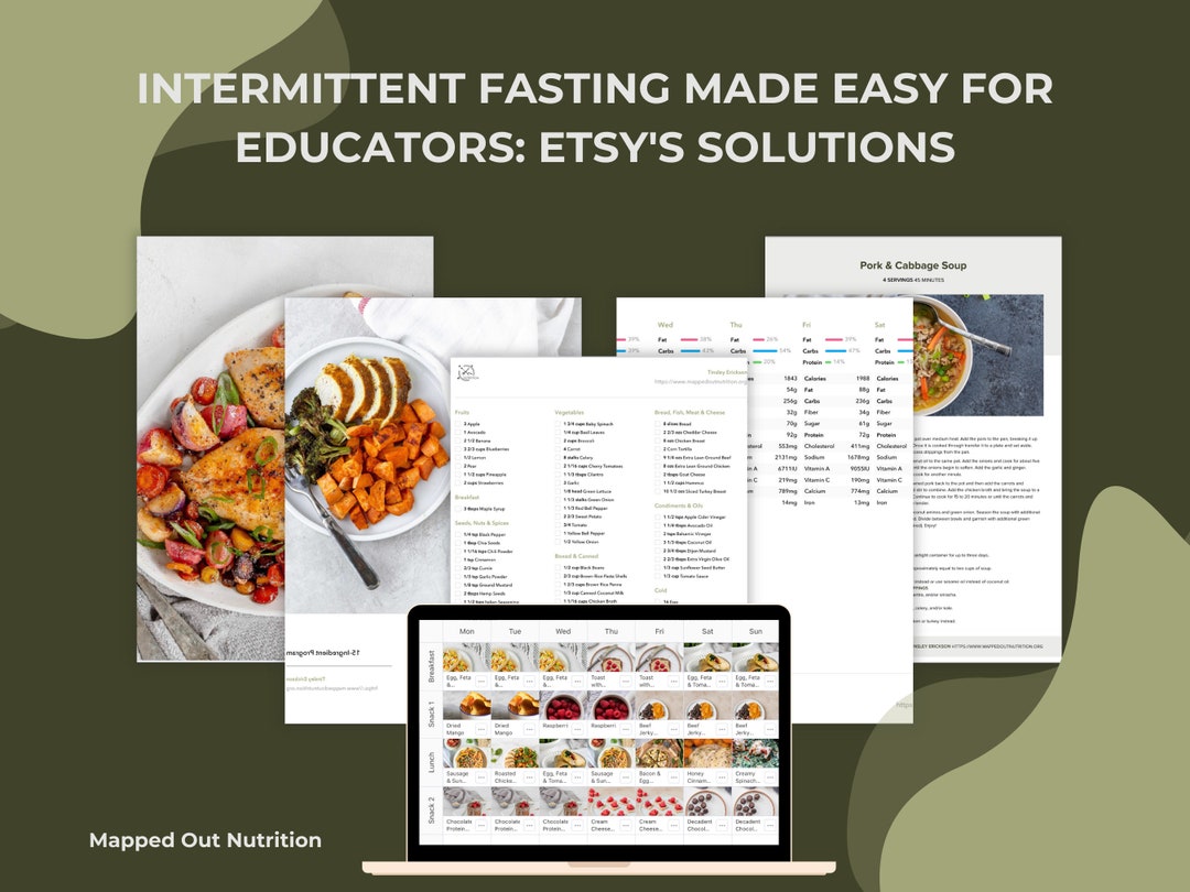 Intermittent Fasting Made Easy for Educators: Etsy's Solutions - Etsy