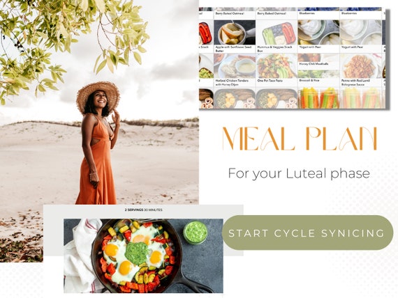 Luteal Phase Meal Plan - Etsy