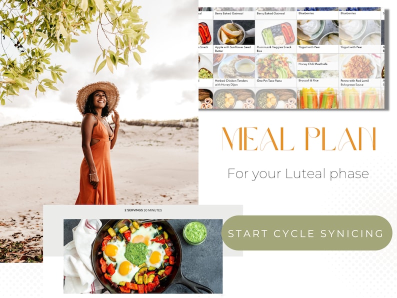 Luteal Phase Meal Plan - Etsy