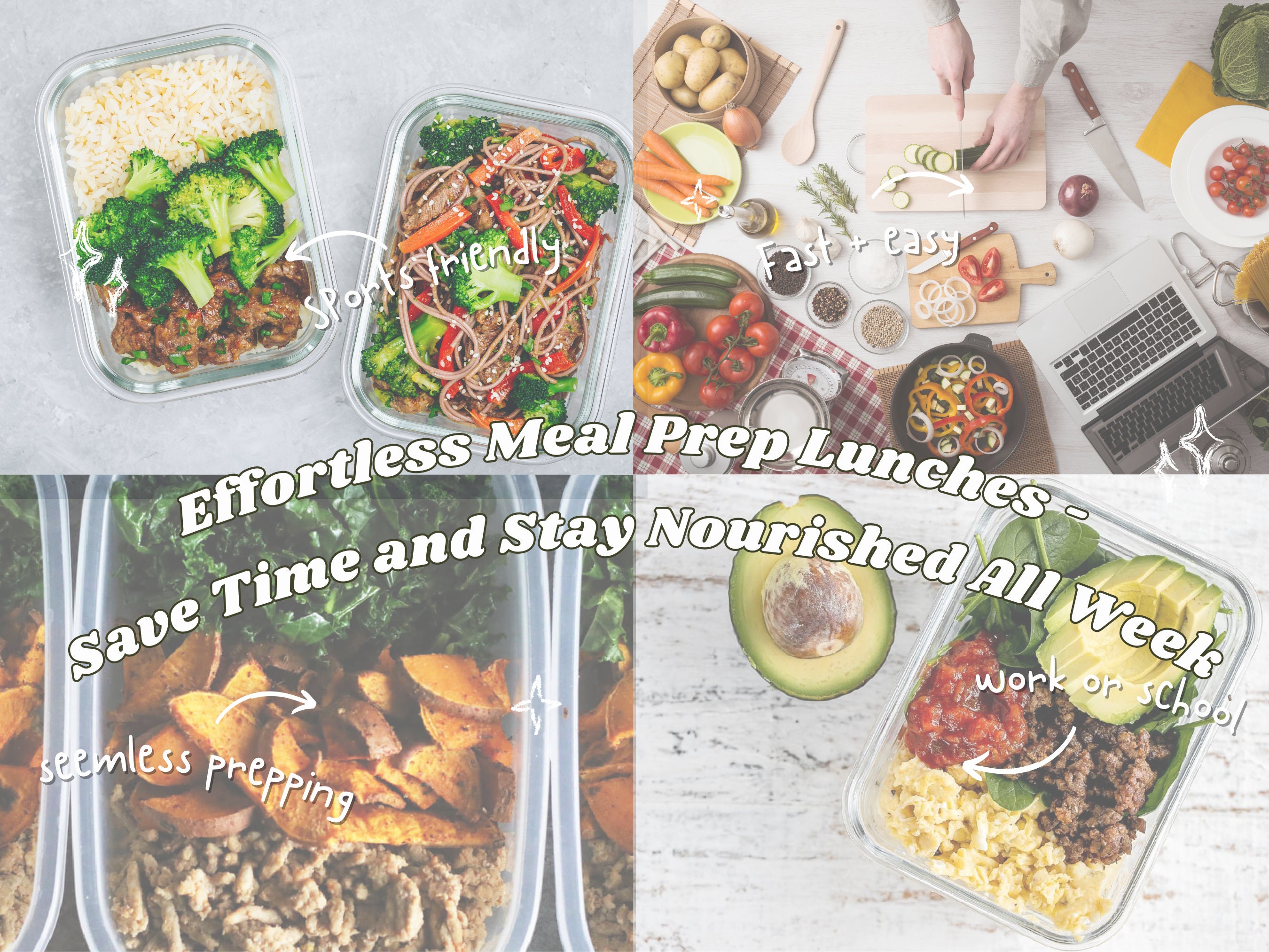 Effortless Meal Prep Lunches Save Time and Stay Nourished All Week - Etsy