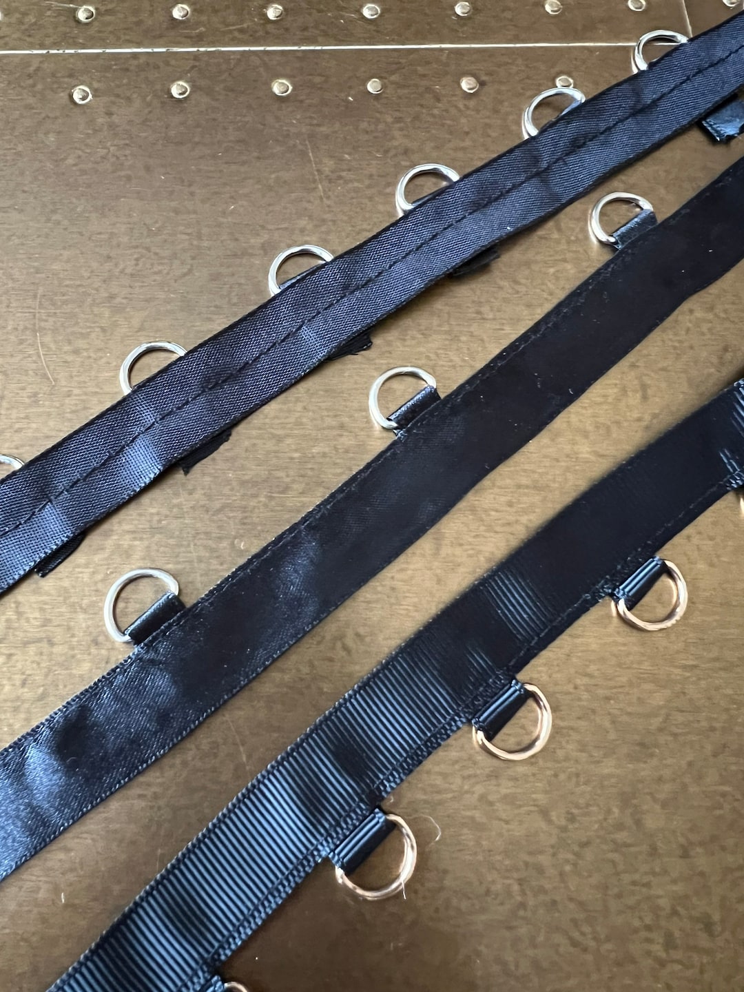 Metal D Ring Tape, D Rings on Tape, Gros Grain D Ring Tape, Silver D ...