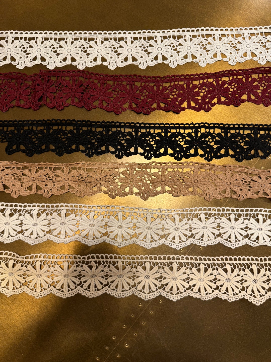 Lace, 6cm Wide Lace, 6 Colours, Fashion Lace, Vintage Style, Clothing ...