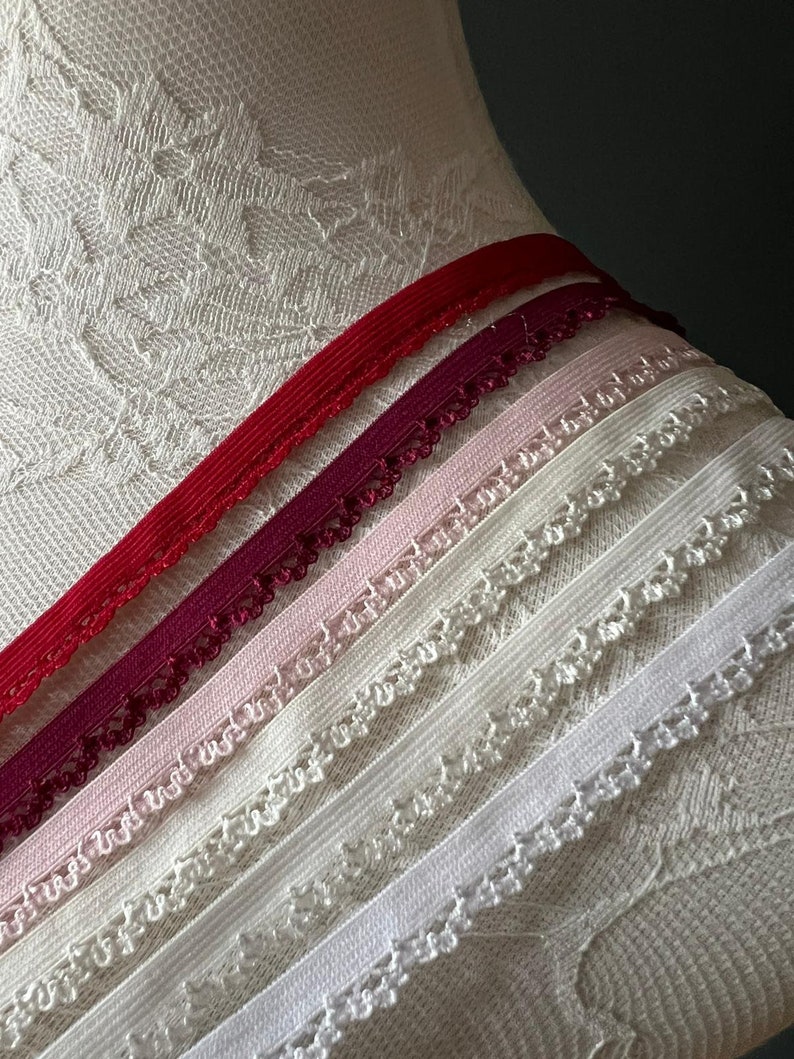 Picot Elastic 10mm Scallop Edging Lace Edge Trimming - Etsy
