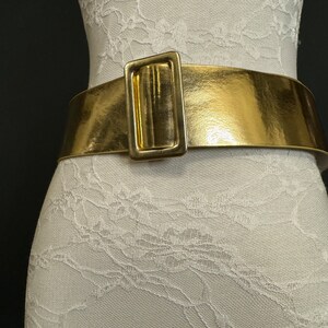 Belt, Gold Belt, 2 Wide Belt, Vegan Belt, Fashion, Accessory, Belt ...