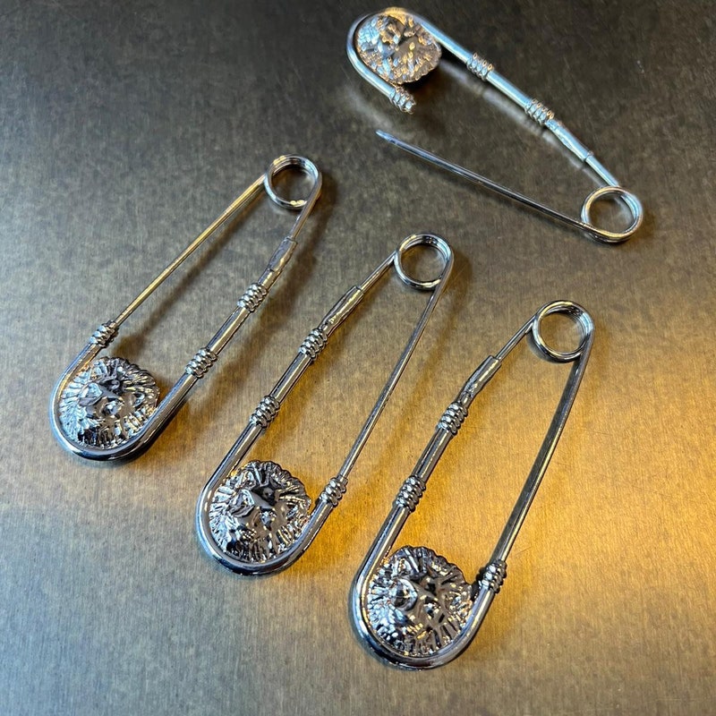 Metal Shawl Pin Gold - Etsy UK