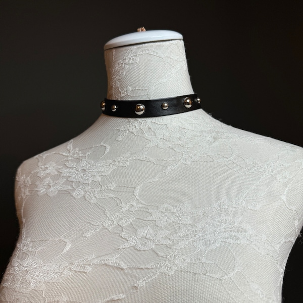Studded Choker - Etsy