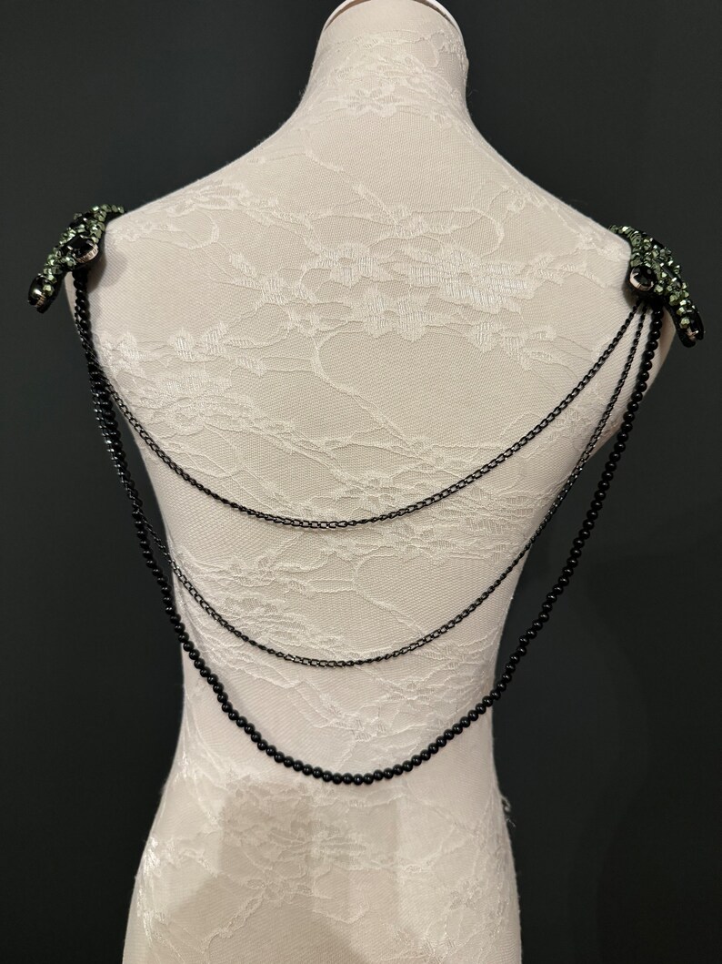 Body Chain, Beaded Body Chain, Shoulder Patch - Etsy