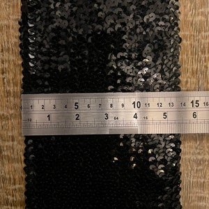 Sequins Cuff, 5.5” Wide Stretch Sequin Band, 14cm Stretch Sequins Cuff ...