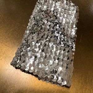 Sequins Cuff, 5.5” Wide Stretch Sequin Band, 14cm Stretch Sequins Cuff ...