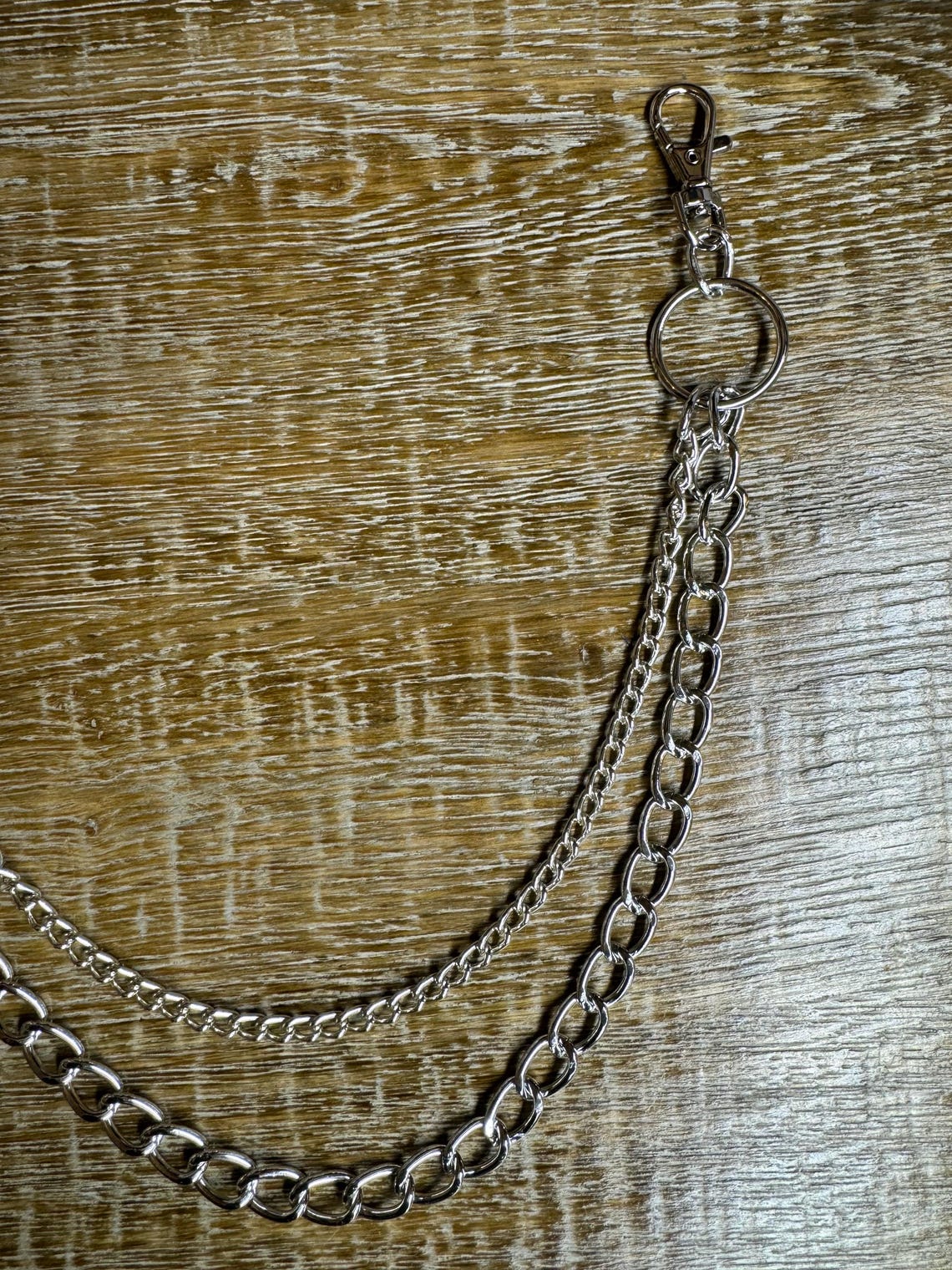 Layered Silver Jeans Chains, Street Punk Fashion, Six Sizes - Etsy