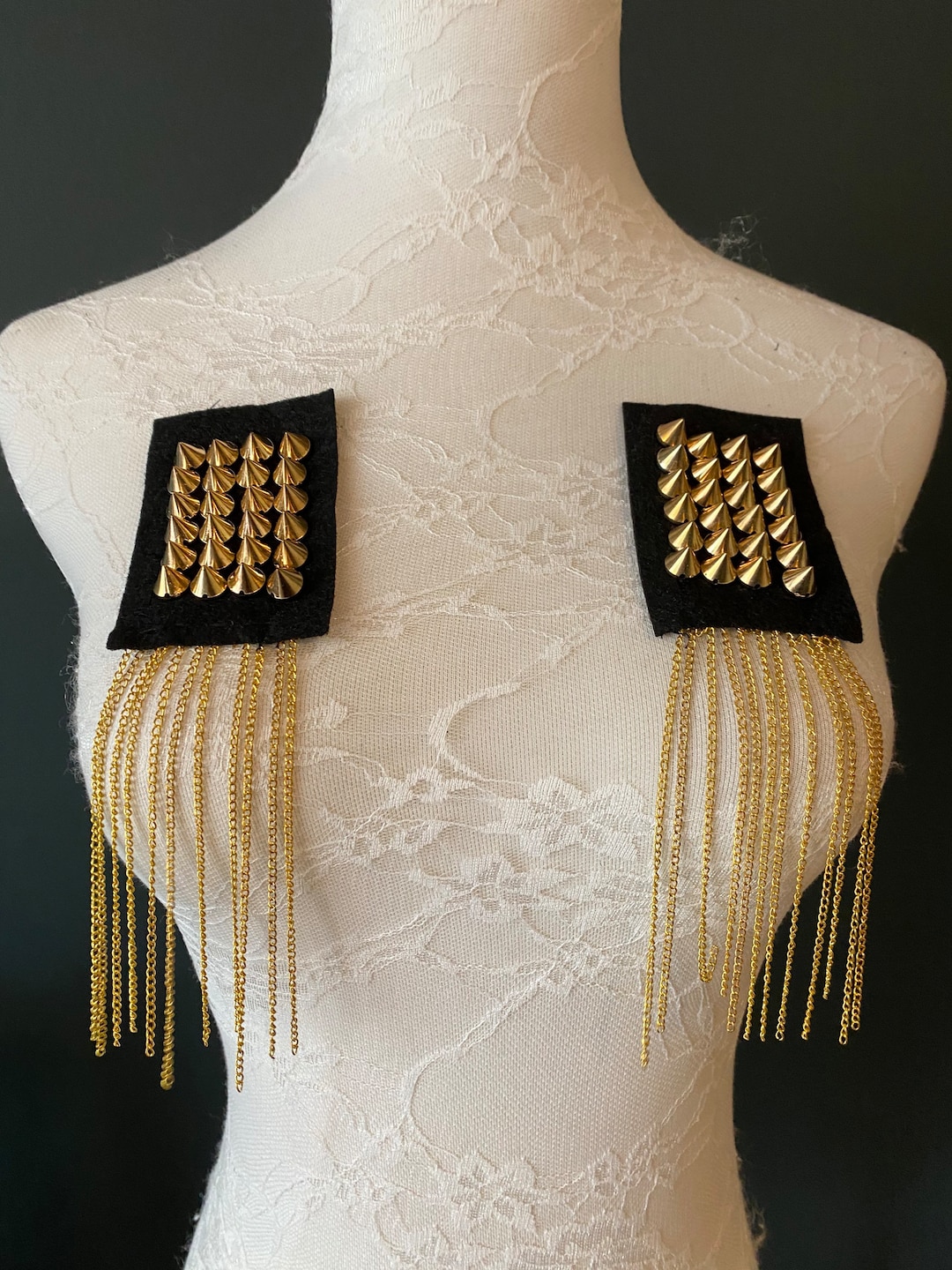 Stud Trimming, Gold Stud Chain Trim, Shoulder Trim, Bags, Shoulder ...