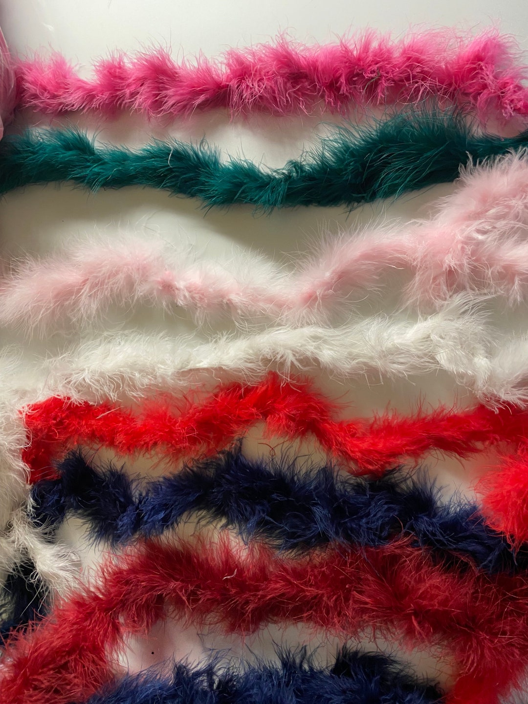 Marabou Feather String, Best Quality Feather Boa, 2 Yards - Etsy