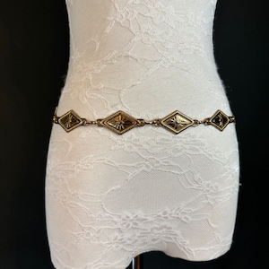 X-long Disc Belt, Gold, Antique Brass, Silver Metal Disc Belt, Teen ...