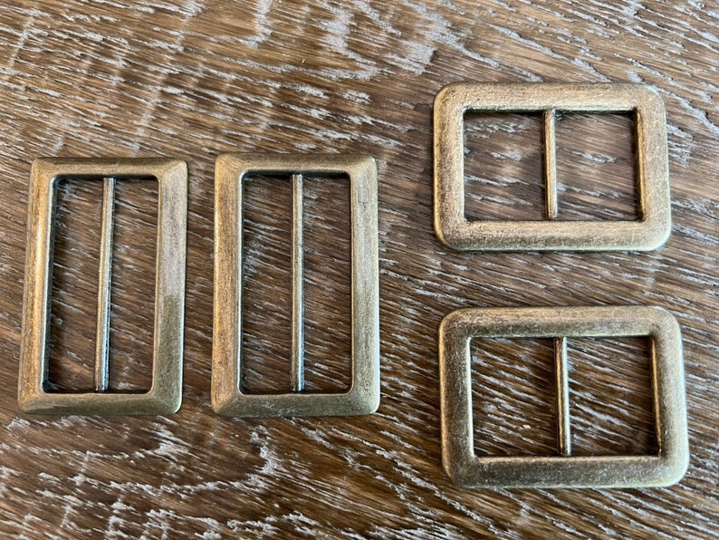 Buckles Metal Buckles Antique Brass Belt Buckles 6cm X - Etsy