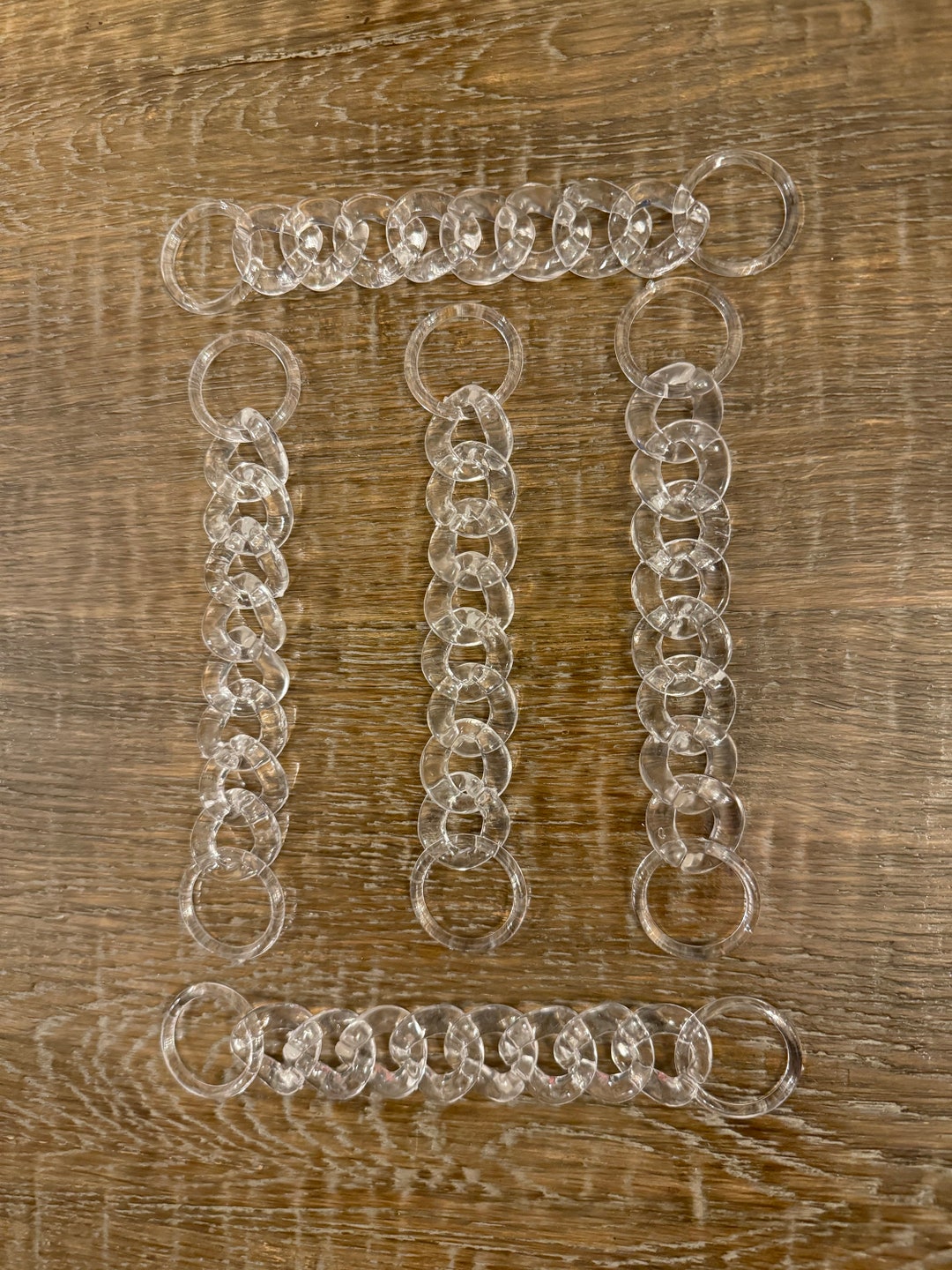 Transparent Plastic Clear Chain Straps, Long Quality Chain, Smooth ...