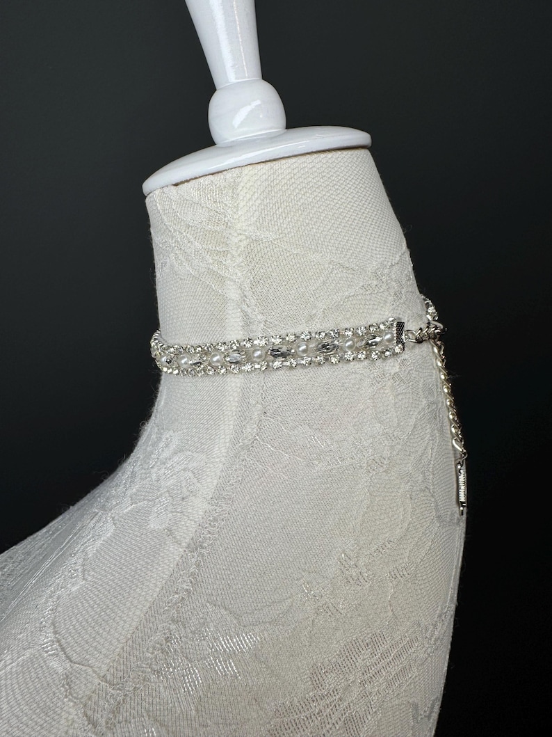 Pearl Jewel Choker: Handmade Elegant Bridal Necklace, Diamante, Jewels ...