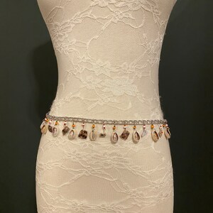 X-long Shell Chain Belt, Chain Belts, Shells, Beachwear, Beach ...