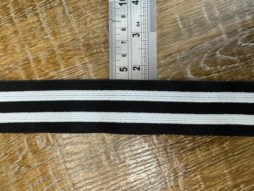 4cm Wide Elasticated Stripe, Elastic Band, Stripe Elastics, Belts ...
