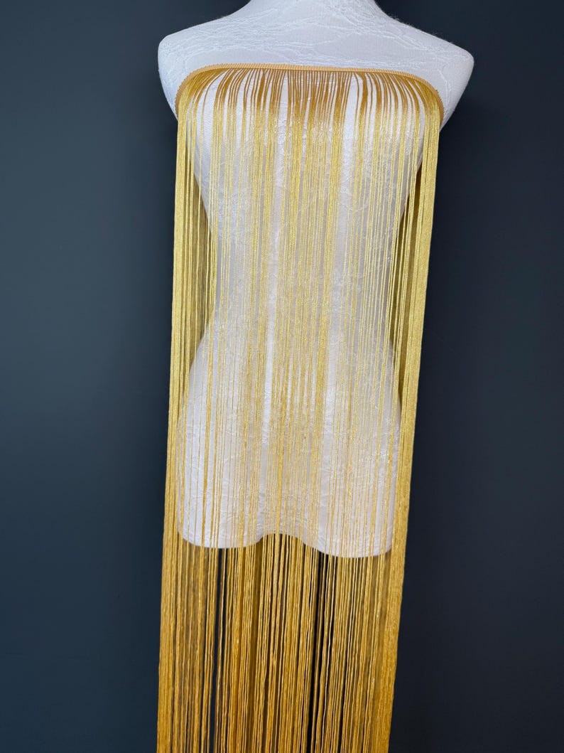 40" Dense Fringe Trim, 27 Colour Options - Etsy