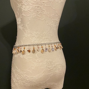X-long Shell Chain Belt, Chain Belts, Shells, Beachwear, Beach ...
