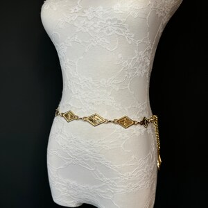 X-long Disc Belt, Gold, Antique Brass, Silver Metal Disc Belt, Teen ...