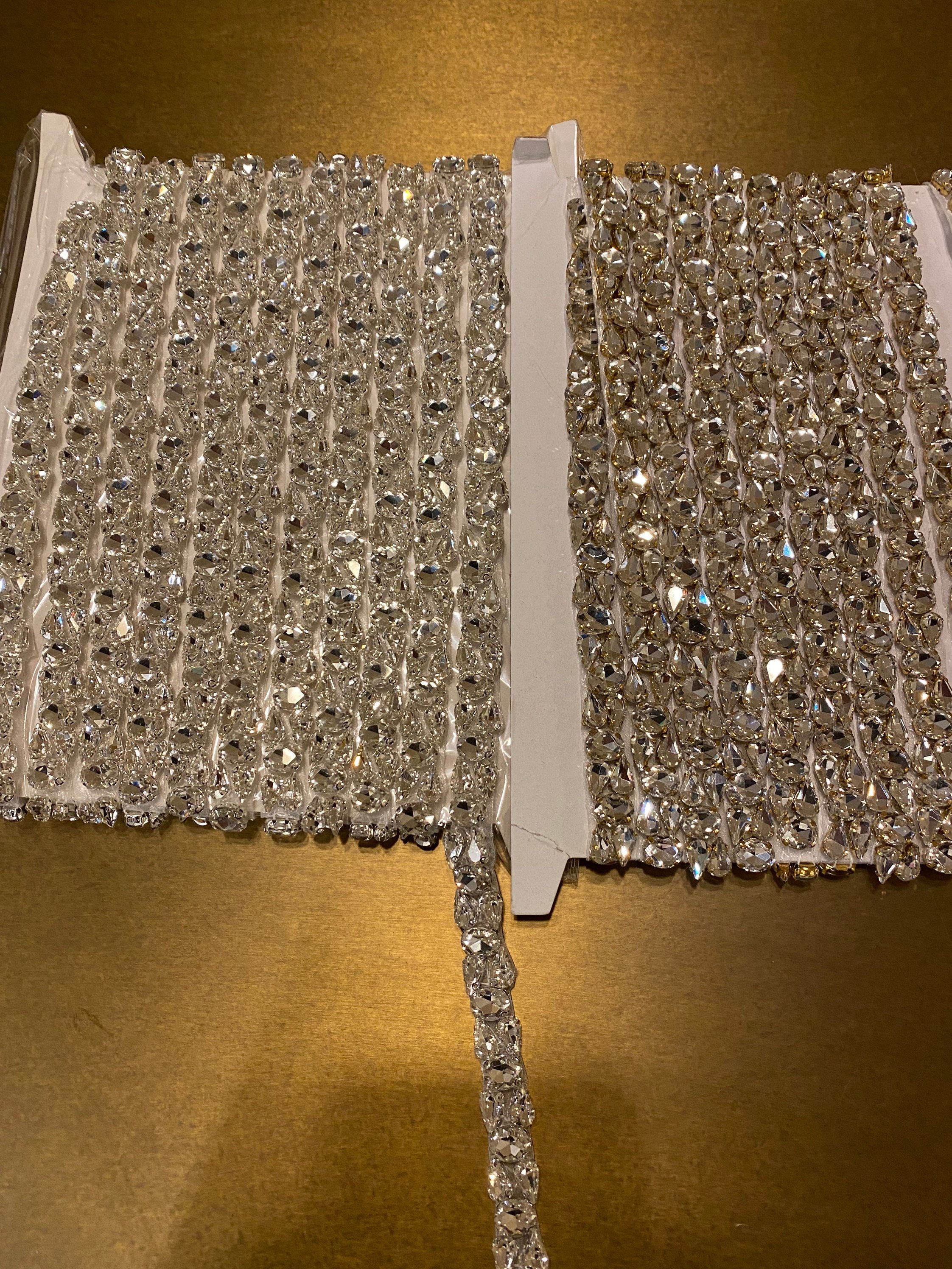 Loose Rhinestone Diamante Chain, Trim, Wedding, Dresses, Belt Bridal ...