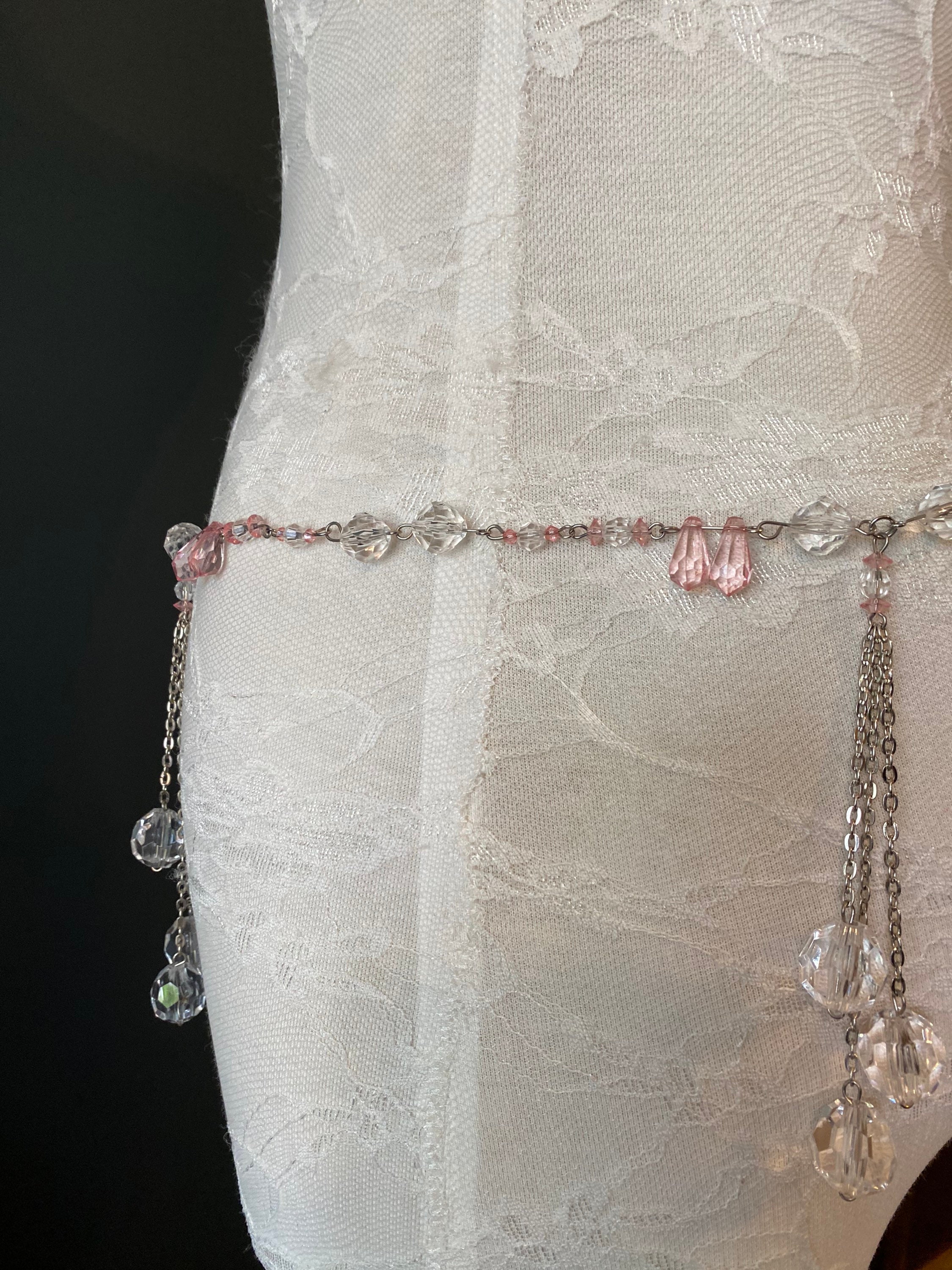 X-long Belt, Beaded Fringe Belt, Chain Belt, Fashion Belt, Accessory ...