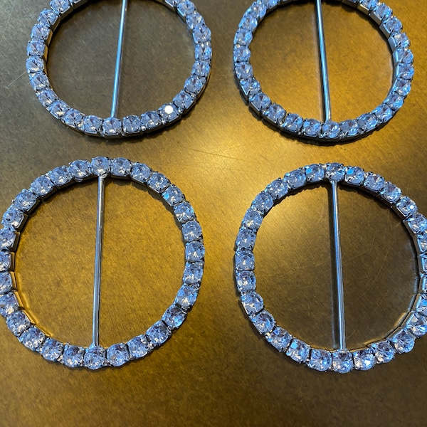 Rhinestone Buckles - Etsy