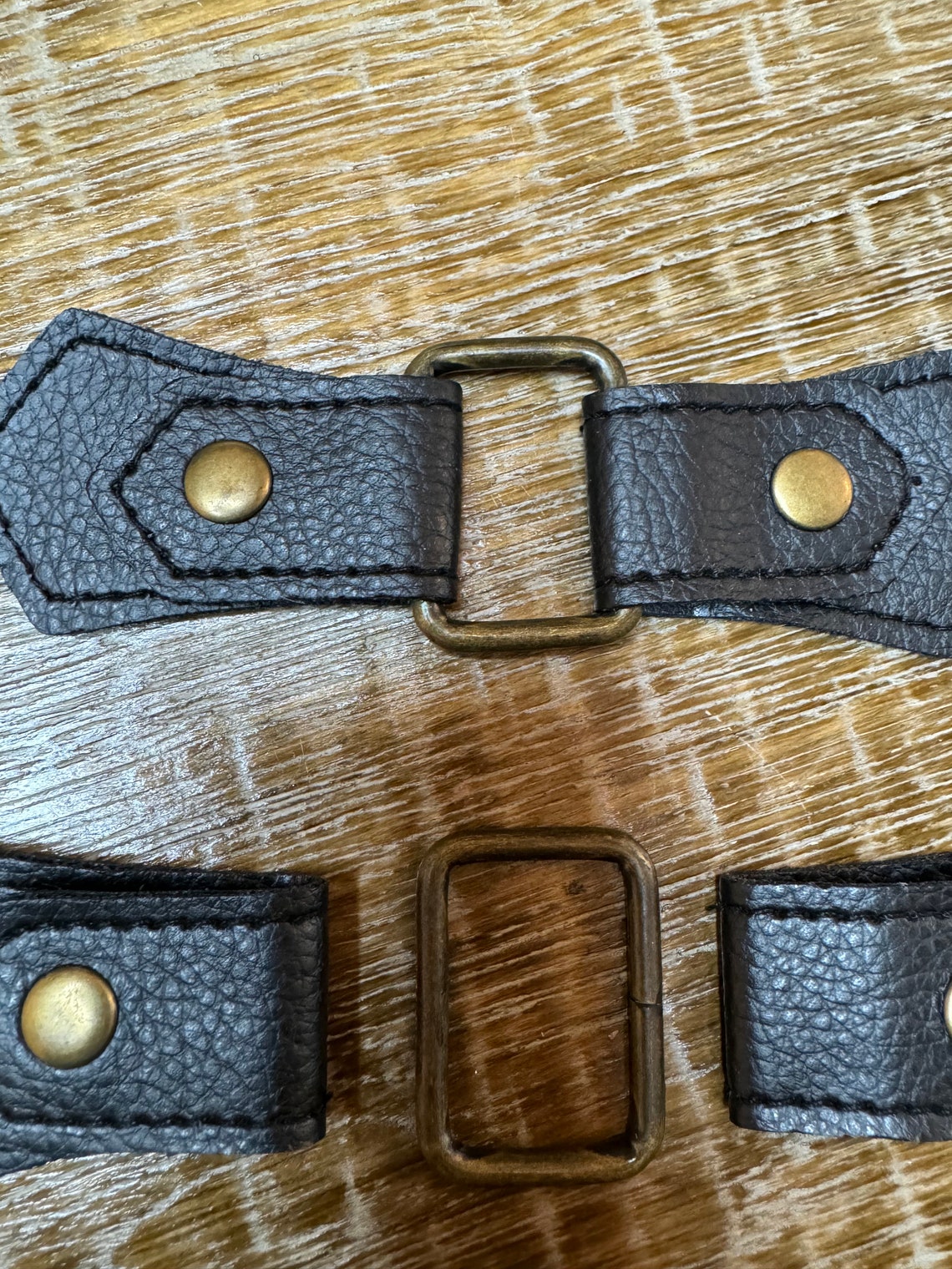 Kilt Strap, Antique Brass Buckle, Matt Black, High Quality, Crafts ...