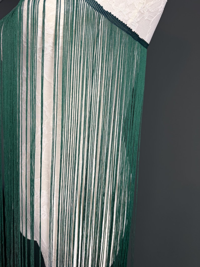40" Wide Dense Fringe Trim, Forest Green, 27 Colour Options - Etsy