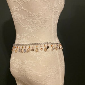 X-long Shell Chain Belt, Chain Belts, Shells, Beachwear, Beach ...