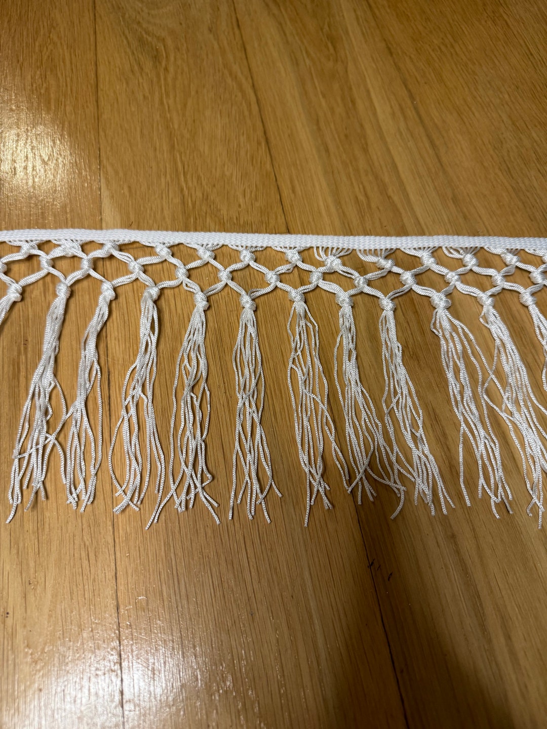 6” Wide Fringe, Elegant Fringe, Ivory, Quality Fringe, Dense Quality ...