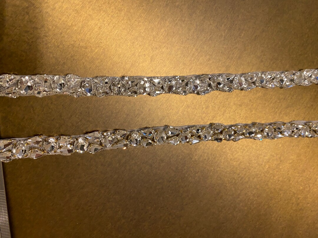 Loose Rhinestone Diamante Chain, Trim, Wedding, Dresses, Belt Bridal ...