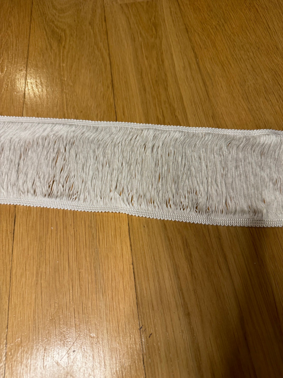 4” Wide Fringe, Elegant Fringe, Ivory Colour, Quality Fringe, Dense ...