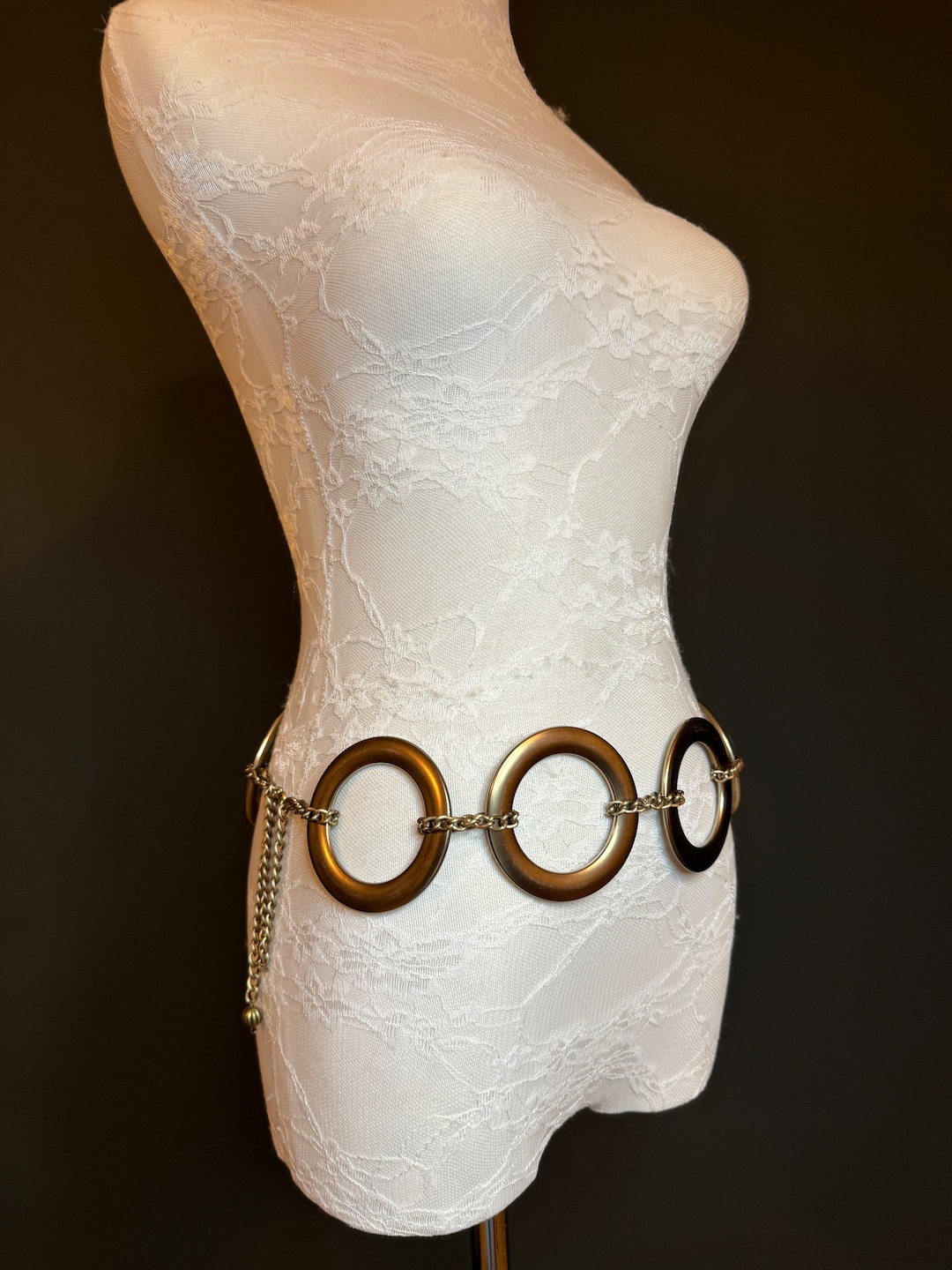 X-long Belt, Ring Belt, Gold Rings Belt, Gold, Silver, Antique Brass ...