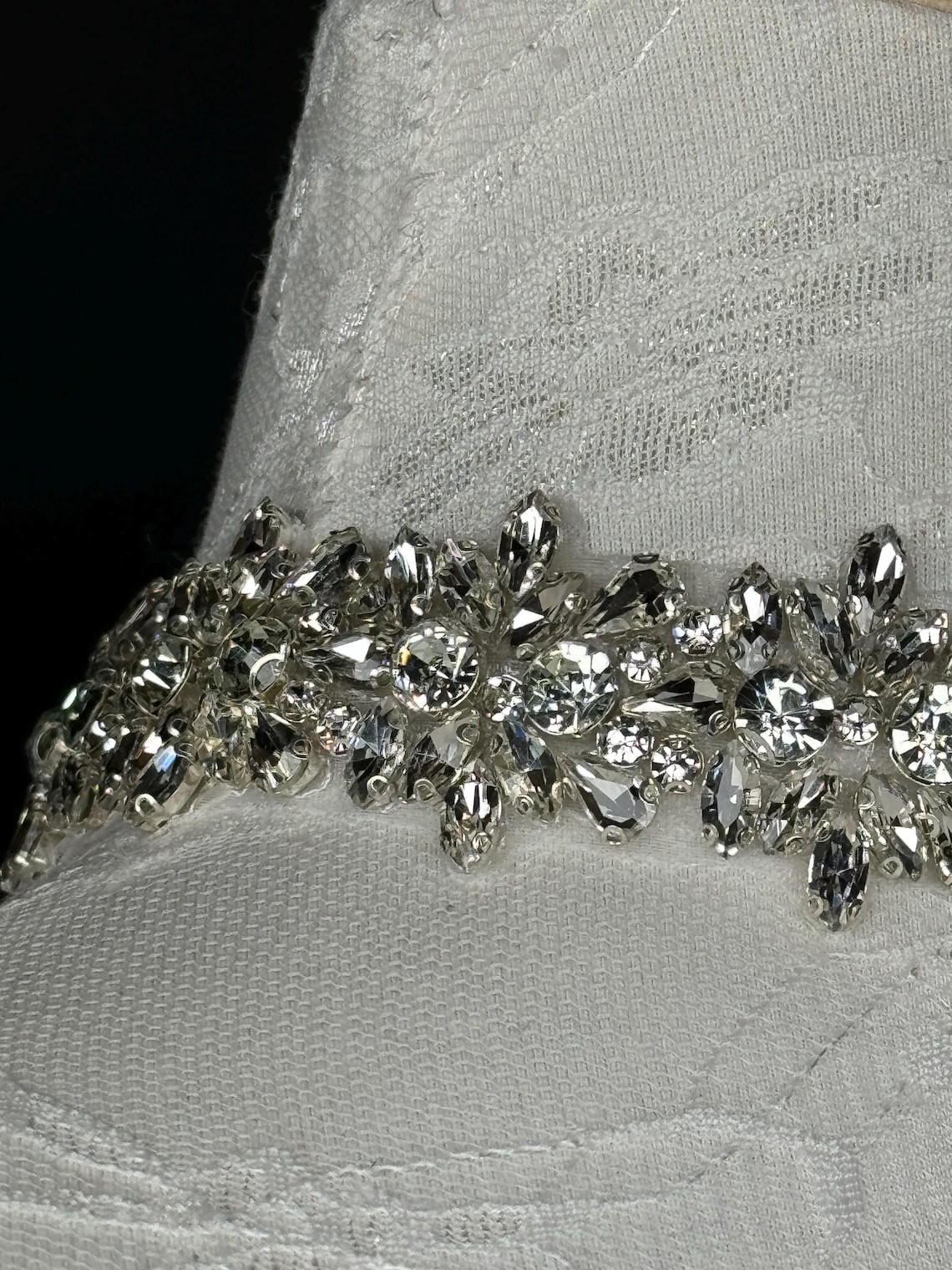 Jewel Choker, Choker Necklace, Bridal, Weddings Rhinestone Choker ...