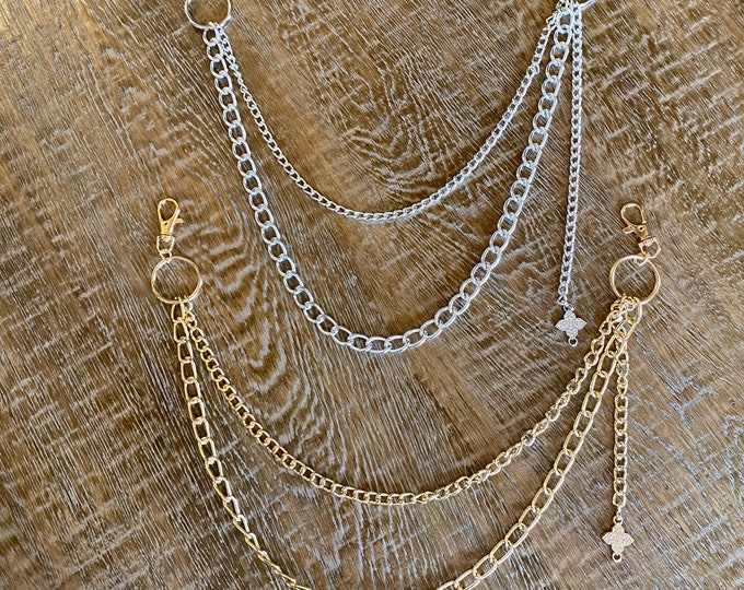 UNDER THE SEA Attachable Chain - Handmade Festival/rave Chain, Rave ...