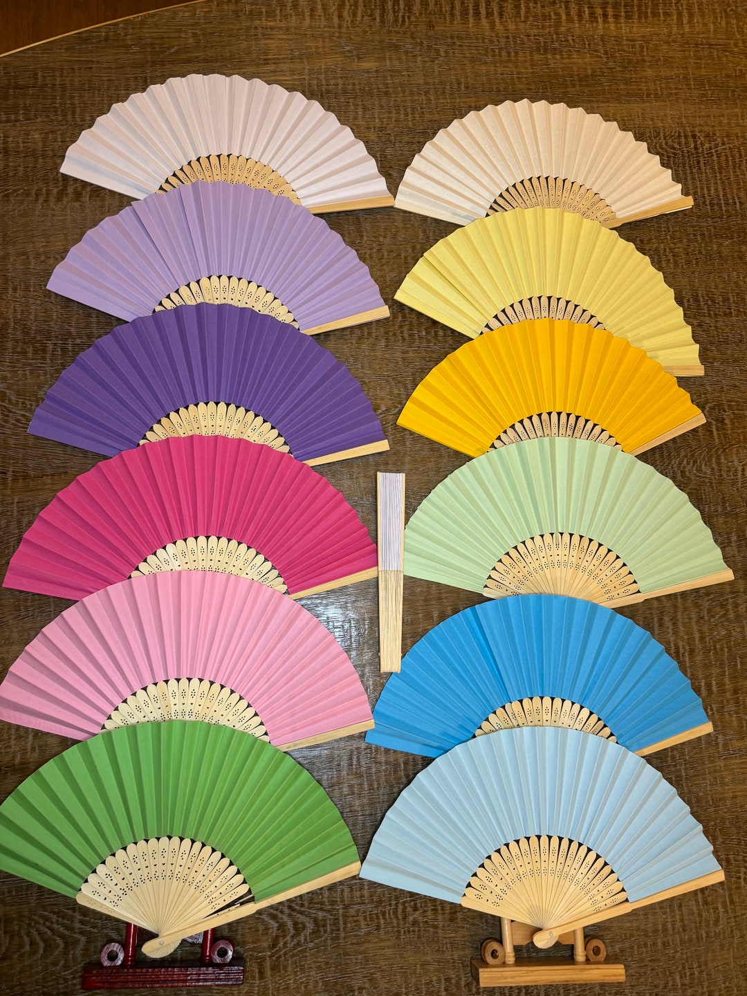 Wedding Hand Fan, Paper Fan, Wedding Favour, Guest Favour, Baby Shower ...
