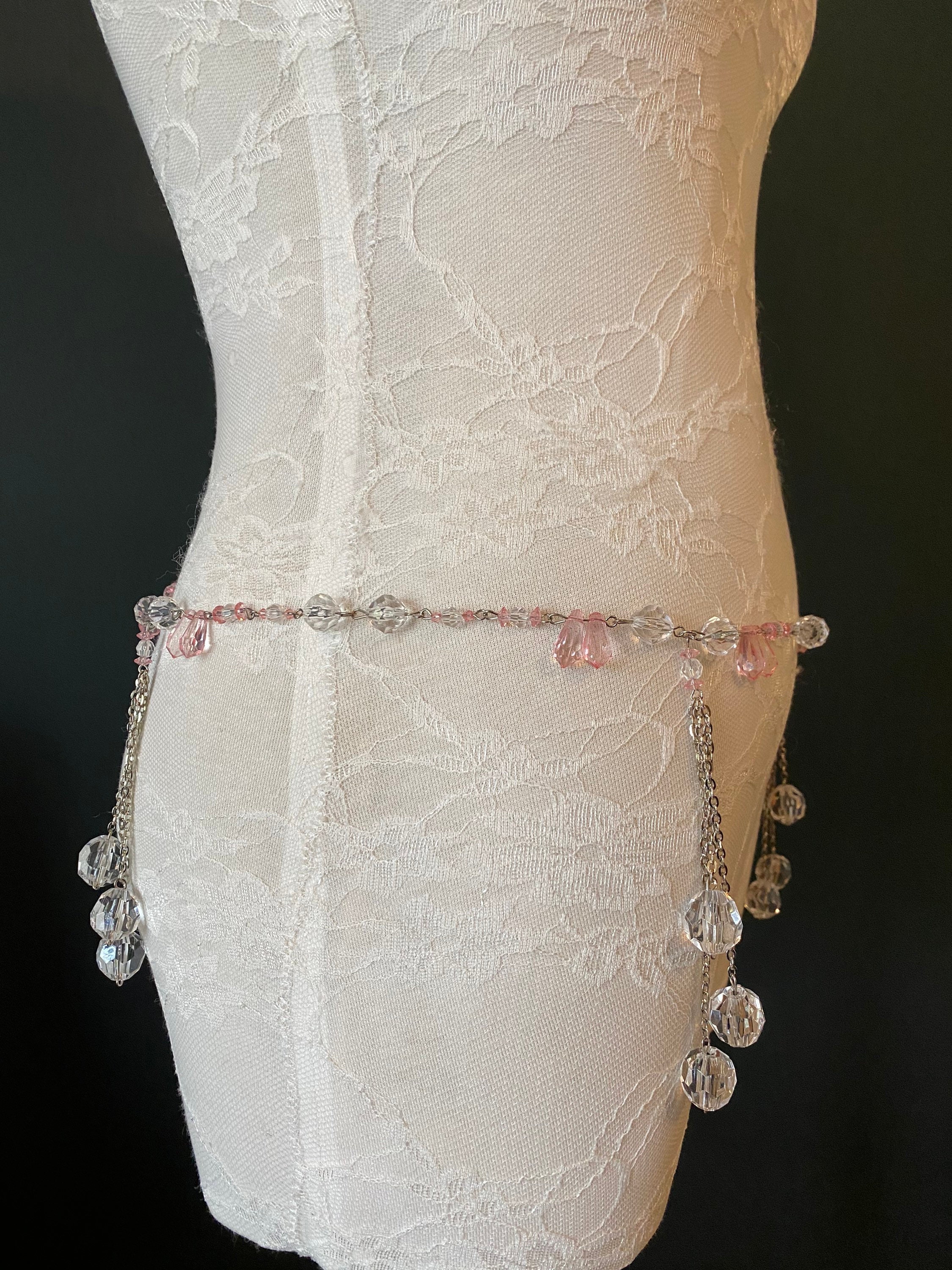 X-long Belt, Beaded Fringe Belt, Chain Belt, Fashion Belt, Accessory ...