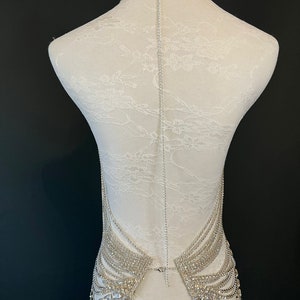 Rhinestone Body Chain, Diamanté Costume, Club Wear, Festival, Exclusive ...