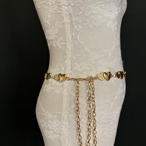 X-long Heart Chain Belt, Metal Heart Design, Swimwear, Dresses, FAN ...