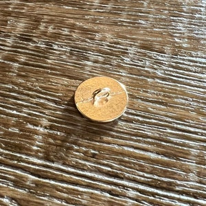 6pcs 15mm Metal Shank Gold Button Flat Heat Metal Buttons - Etsy
