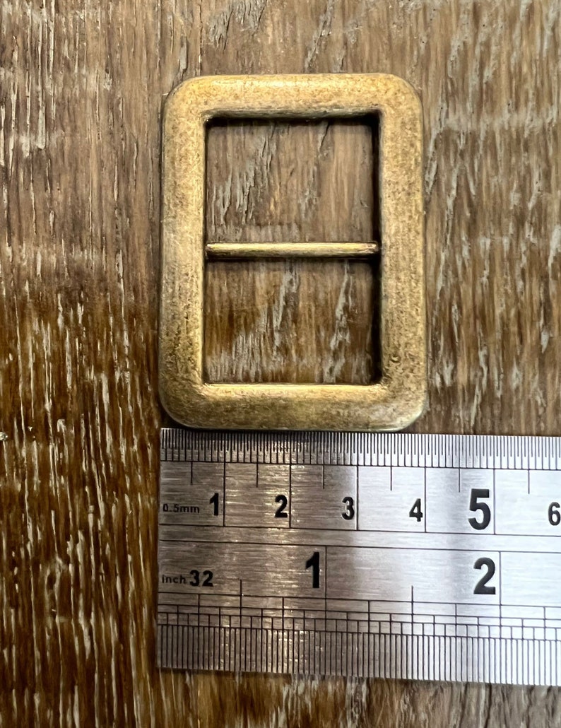 Buckles Metal Buckles Antique Brass Belt Buckles 6cm X - Etsy