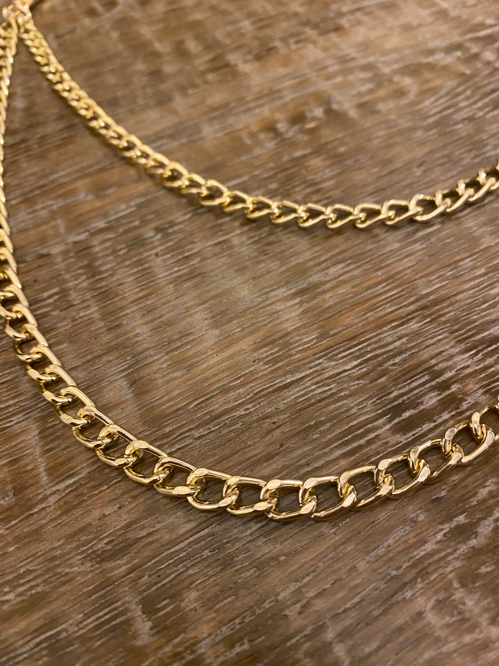 Layered Jeans Chains, Street Fashion, Hip Hop, 6 Size Selection, Silver ...