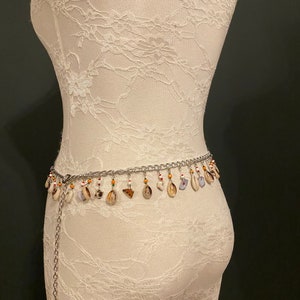 X-long Shell Chain Belt, Chain Belts, Shells, Beachwear, Beach ...