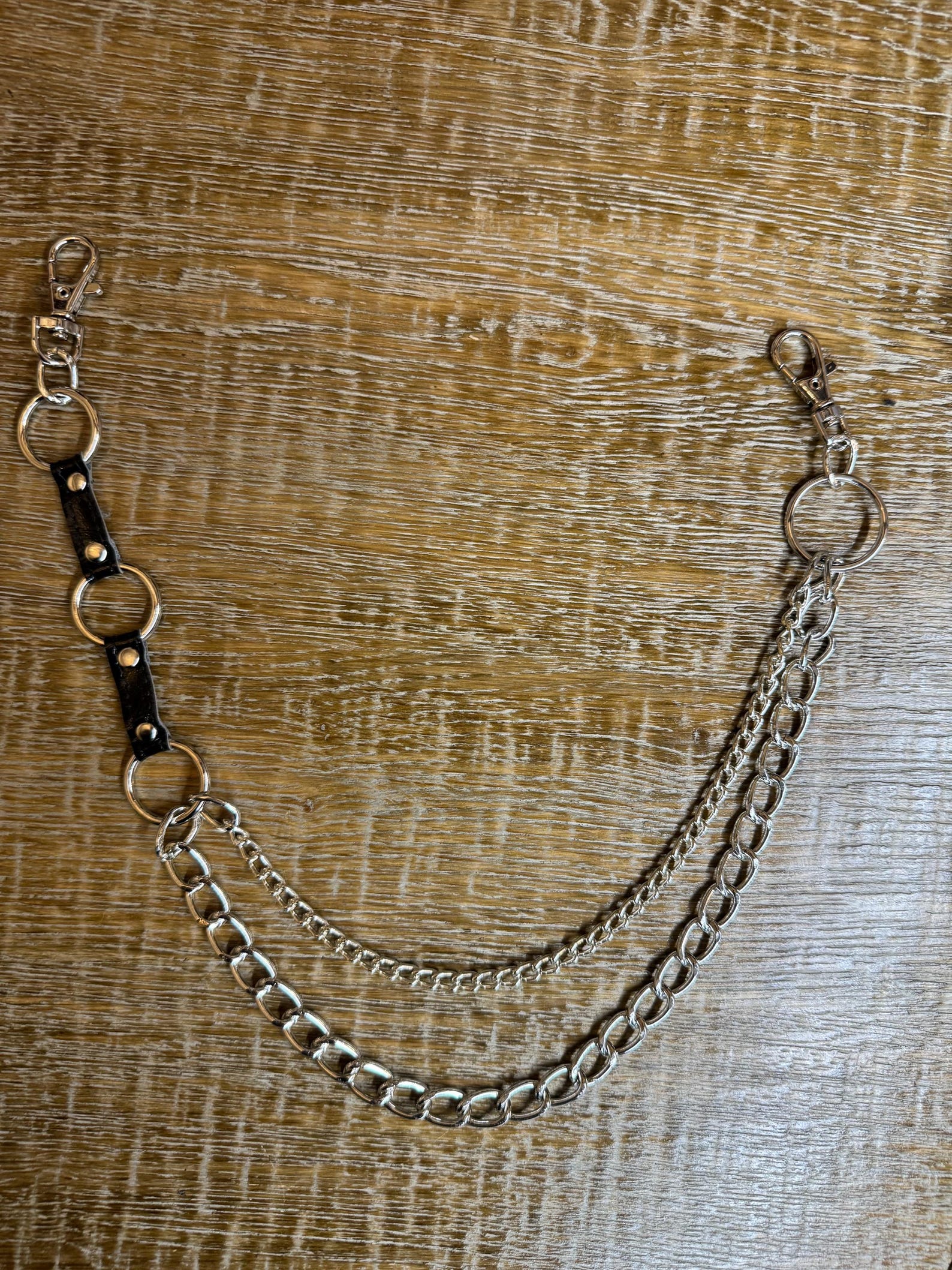Layered Silver Jeans Chains, Street Punk Fashion, Six Sizes - Etsy